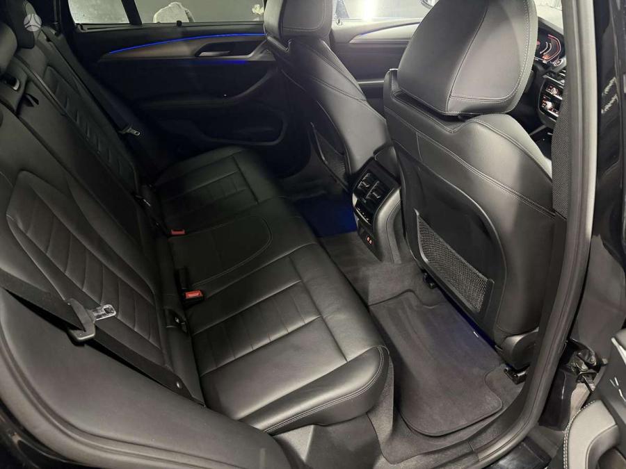 Blue BMW X3 2021 in Utena, with an engine capacity of 2.00 L and mileage of 208 thousand km for 26250 €, photo 35 on AUTOMOTO.COM.LV