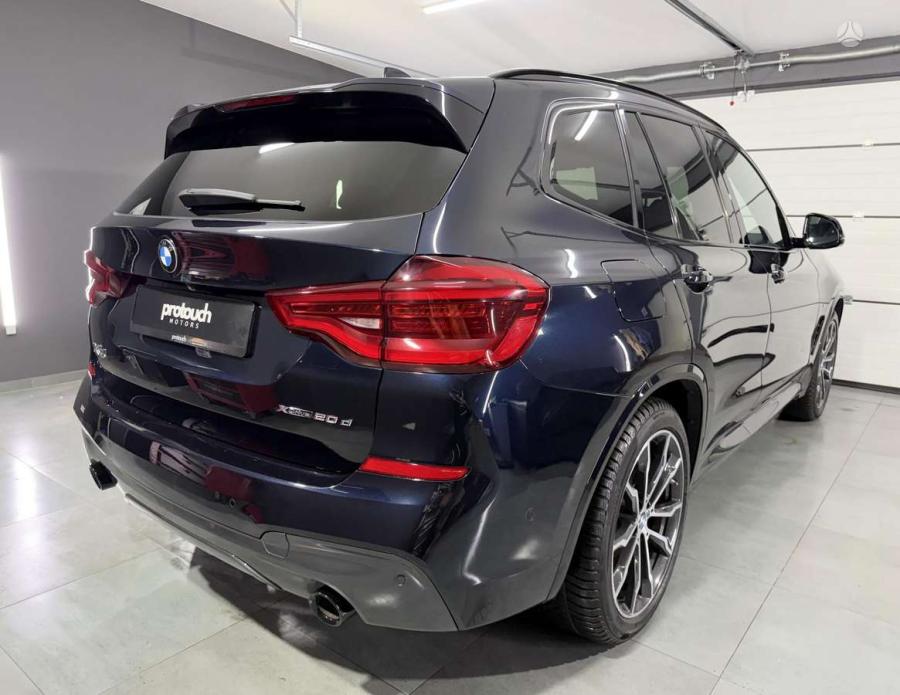 Blue BMW X3 2021 in Utena, with an engine capacity of 2.00 L and mileage of 208 thousand km for 26250 €, photo 47 on AUTOMOTO.COM.LV