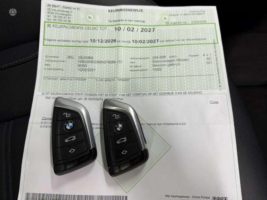 Blue BMW X3 2021 in Utena, with an engine capacity of 2.00 L and mileage of 208 thousand km for 26250 €, photo 58 on AUTOMOTO.COM.LV