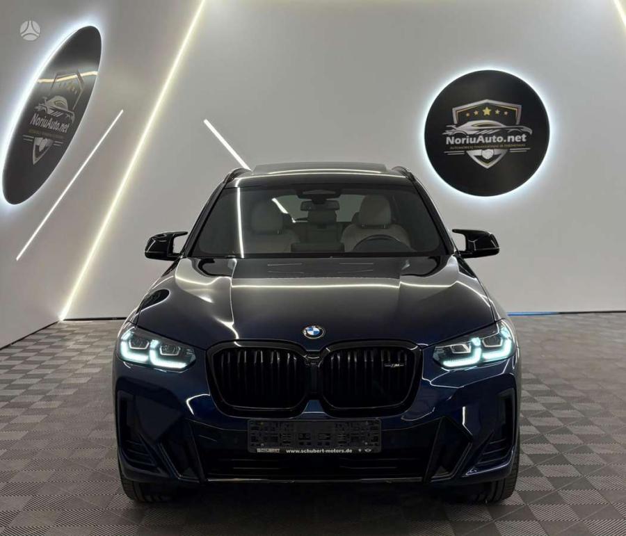 Blue BMW X3 2021 in Marijampole, with an engine capacity of 2.99 L and mileage of 232 thousand km for 33650 €, photo 6 on AUTOMOTO.COM.LV