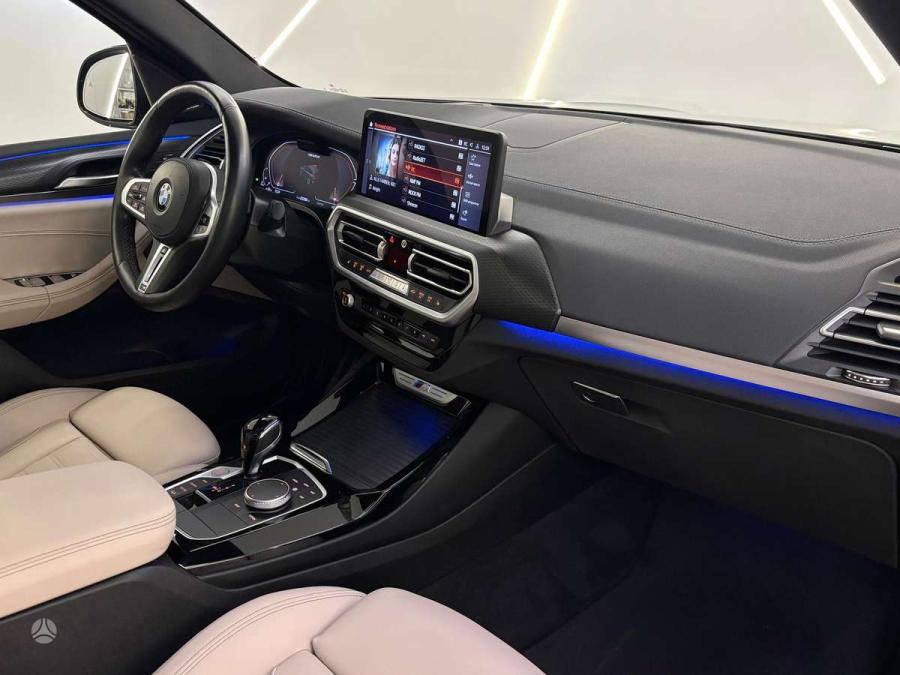 Blue BMW X3 2021 in Marijampole, with an engine capacity of 2.99 L and mileage of 232 thousand km for 32950 €, photo 5 on AUTOMOTO.COM.LV
