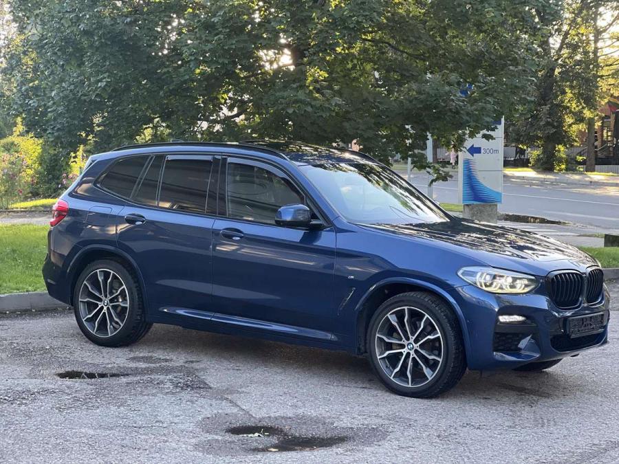 Blue BMW X3 2021 in Ukmerge, with an engine capacity of 2.00 L and mileage of 265 thousand km for 24750 €, photo 7 on AUTOMOTO.COM.LV