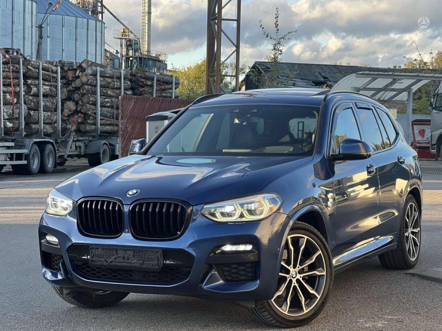 Blue BMW X3 2021 in Ukmerge, with an engine capacity of 2.00 L and mileage of 265 thousand km for 24750 €, photo 9 on AUTOMOTO.COM.LV