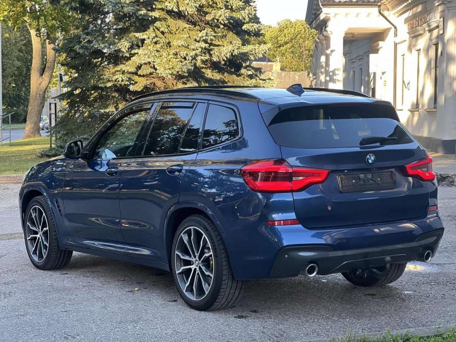 Blue BMW X3 2021 in Ukmerge, with an engine capacity of 2.00 L and mileage of 265 thousand km for 24750 €, photo 12 on AUTOMOTO.COM.LV