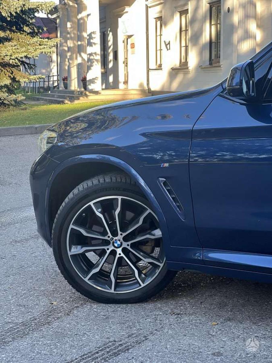 Blue BMW X3 2021 in Ukmerge, with an engine capacity of 2.00 L and mileage of 265 thousand km for 24750 €, photo 17 on AUTOMOTO.COM.LV