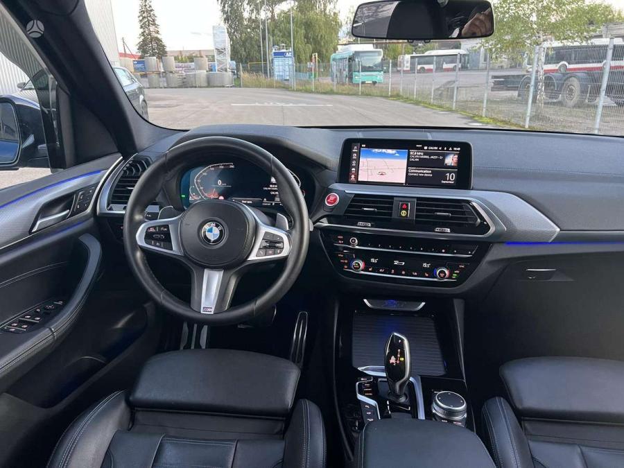 Blue BMW X3 2021 in Ukmerge, with an engine capacity of 2.00 L and mileage of 265 thousand km for 24750 €, photo 22 on AUTOMOTO.COM.LV