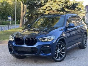 Blue BMW X3 2021 in Ukmerge, with an engine capacity of 2.00 L and mileage of 265 thousand km for 24750 €, photo  on AUTOMOTO.COM.LV