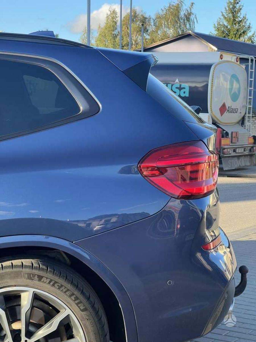 Zils BMW X3 2021 Ukmergė, ar dzinēja tilpumu 2.00 L un nobraukumu 265 tūkst. km par 24750 €, foto 7 vietnē AUTOMOTO.COM.LV