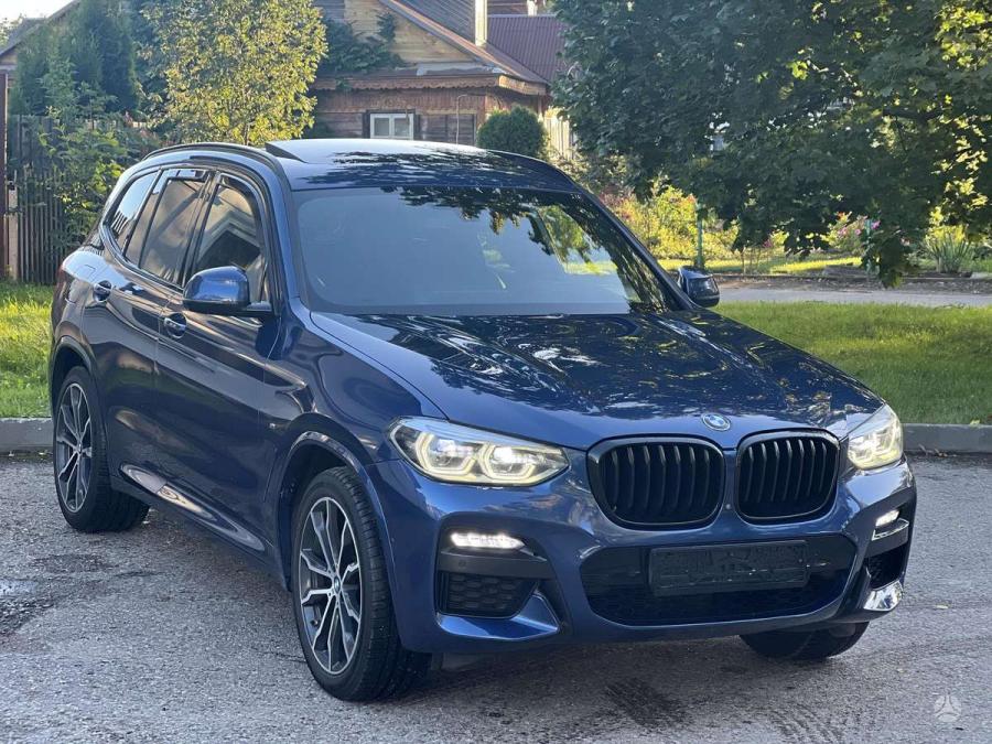 Zils BMW X3 2021 Ukmergė, ar dzinēja tilpumu 2.00 L un nobraukumu 265 tūkst. km par 24750 €, foto 14 vietnē AUTOMOTO.COM.LV