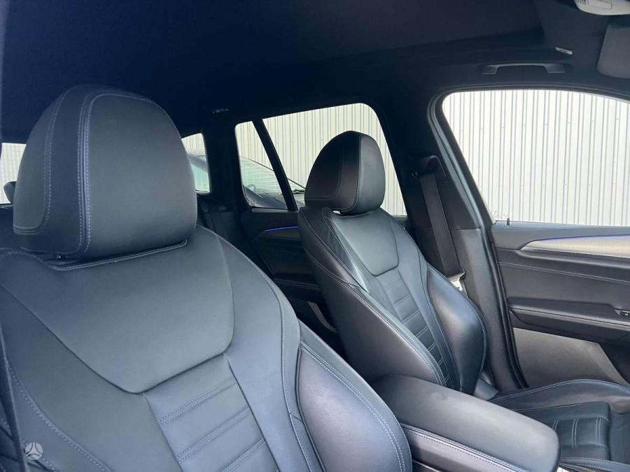 Zils BMW X3 2021 Ukmergė, ar dzinēja tilpumu 2.00 L un nobraukumu 265 tūkst. km par 24750 €, foto 26 vietnē AUTOMOTO.COM.LV