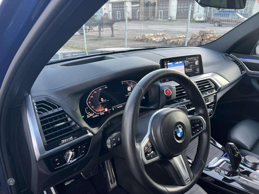 Zils BMW X3 2021 Ukmergė, ar dzinēja tilpumu 2.00 L un nobraukumu 265 tūkst. km par 24750 €, foto 35 vietnē AUTOMOTO.COM.LV