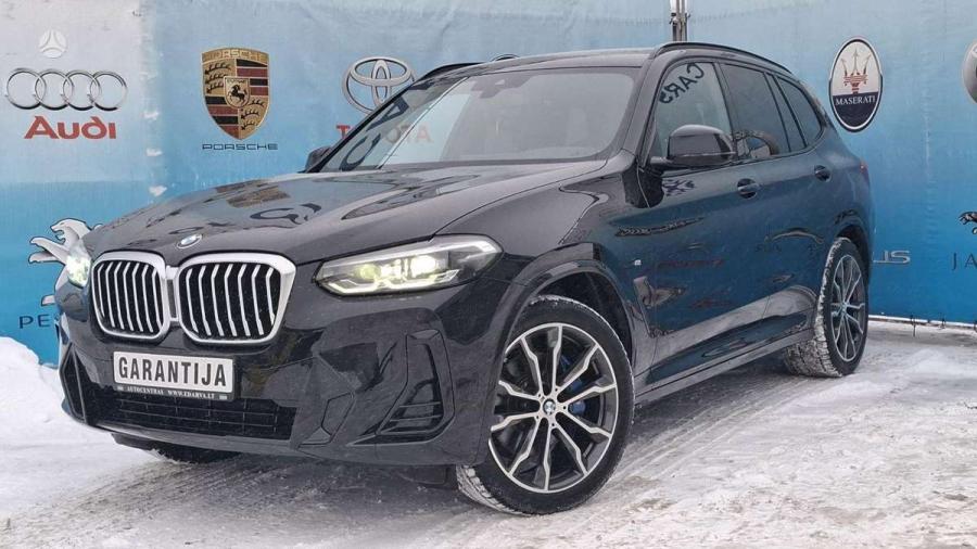 Zils BMW X3 2022 Šauļi, ar dzinēja tilpumu 2.00 L un nobraukumu 115 tūkst. km par 39900 €, foto 1 vietnē AUTOMOTO.COM.LV