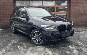Blue BMW X3 2022 in Vilnius, with an engine capacity of 2.00 L and mileage of 97 thousand km for 38000 €, photo  on AUTOMOTO.COM.LV