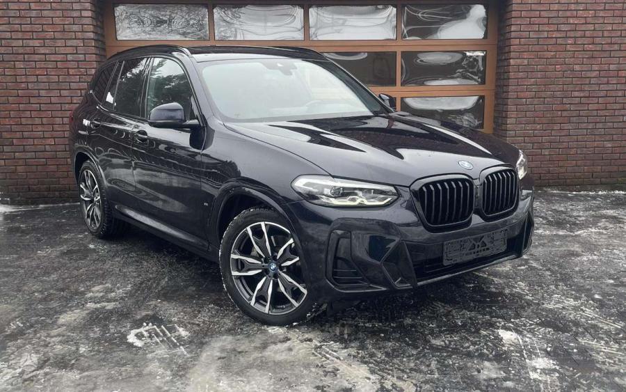Blue BMW X3 2022 in Vilnius, with an engine capacity of 2.00 L and mileage of 97 thousand km for 38000 €, photo 1 on AUTOMOTO.COM.LV