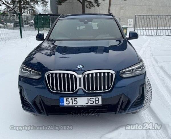 Blue BMW X3 2022 in Tallinn, with an engine capacity of 2.00 L and mileage of 70 thousand km for 44900 €, photo 3 on AUTOMOTO.COM.LV