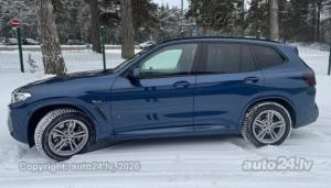Blue BMW X3 2022 in Tallinn, with an engine capacity of 2.00 L and mileage of 70 thousand km for 44900 €, photo 5 on AUTOMOTO.COM.LV