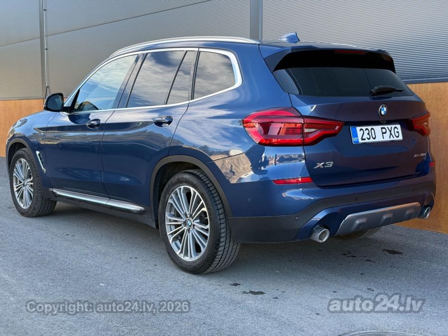 Blue BMW X3 2022 in Tallinn, with an engine capacity of 3.00 L and mileage of 129 thousand km for 37900 €, photo 5 on AUTOMOTO.COM.LV