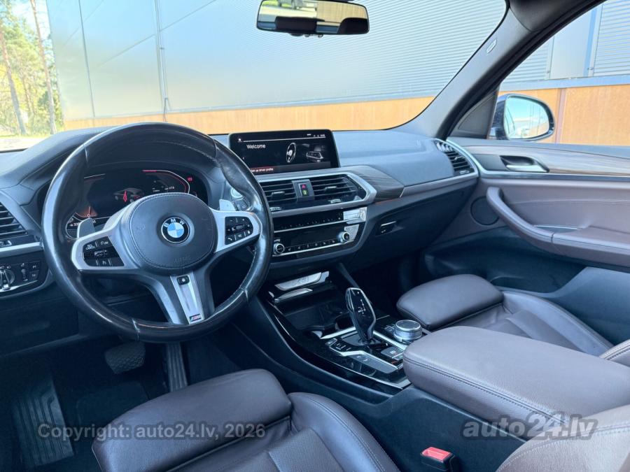 Blue BMW X3 2022 in Tallinn, with an engine capacity of 3.00 L and mileage of 129 thousand km for 37900 €, photo 8 on AUTOMOTO.COM.LV