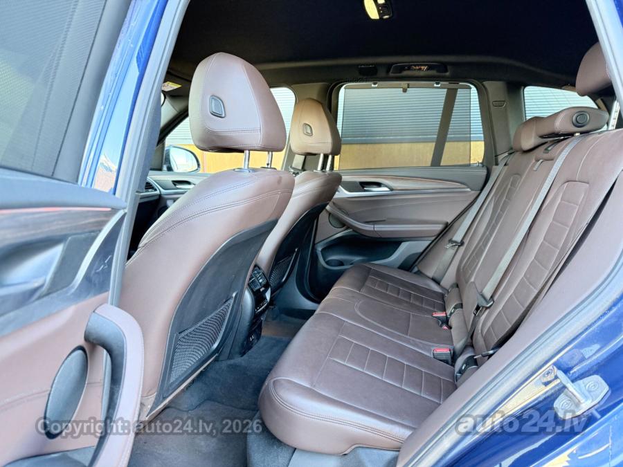 Blue BMW X3 2022 in Tallinn, with an engine capacity of 3.00 L and mileage of 129 thousand km for 37900 €, photo 11 on AUTOMOTO.COM.LV