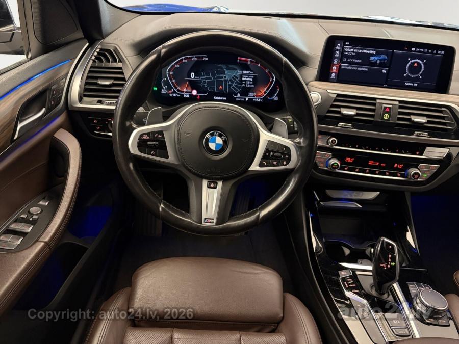 Zils BMW X3 2022 Tallina, ar dzinēja tilpumu 3.00 L un nobraukumu 128 tūkst. km par 37900 €, foto 9 vietnē AUTOMOTO.COM.LV