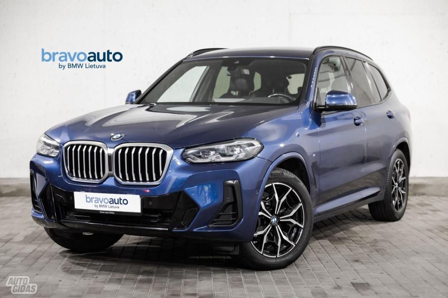 Zils BMW X3 2022 Viļņa, ar dzinēja tilpumu 2.00 L un nobraukumu 112 tūkst. km par 37491 €, foto 1 vietnē AUTOMOTO.COM.LV
