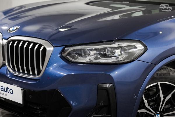 Blue BMW X3 2022 in Vilnius, with an engine capacity of 2.00 L and mileage of 112 thousand km for 37491 €, photo 6 on AUTOMOTO.COM.LV