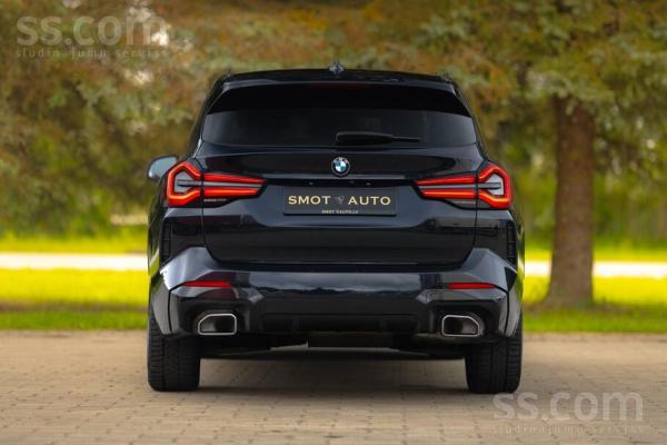 Blue BMW X3 2022 in Jelgava, with an engine capacity of 2.00 L and mileage of 0 thousand km for 26500 €, photo 5 on AUTOMOTO.COM.LV