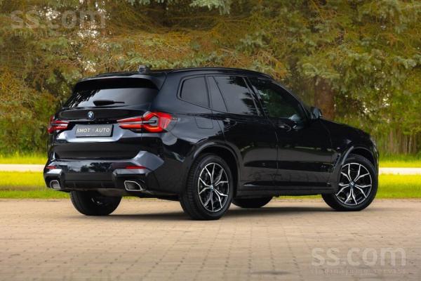 Blue BMW X3 2022 in Jelgava, with an engine capacity of 2.00 L and mileage of 0 thousand km for 26500 €, photo 6 on AUTOMOTO.COM.LV