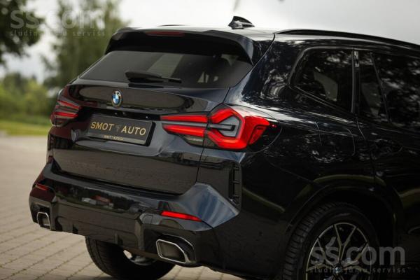 Blue BMW X3 2022 in Jelgava, with an engine capacity of 2.00 L and mileage of 0 thousand km for 26500 €, photo 8 on AUTOMOTO.COM.LV