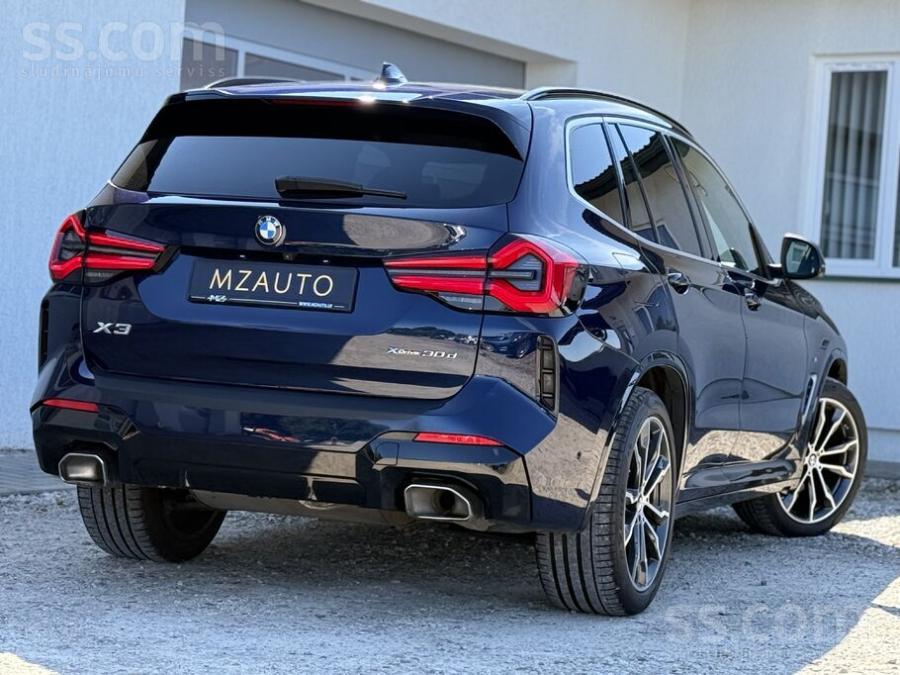 Zils BMW X3 2022 Tukums, ar dzinēja tilpumu 3.00 L un nobraukumu 201 tūkst. km par 29000 €, foto 5 vietnē AUTOMOTO.COM.LV