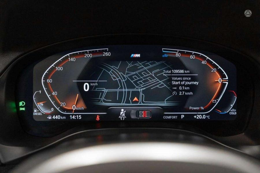 Синий БМВ Х3 2022 в Вильнюс, объемом двигателя 2.00 л и пробегом 110 тыс. км за 39950 €, фото 14 на AUTOMOTO.COM.LV
