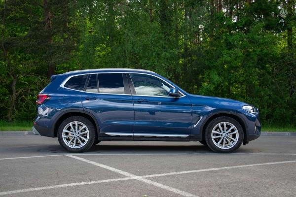 Zils BMW X3 2022 Elektrėnai, ar dzinēja tilpumu 2.00 L un nobraukumu 73 tūkst. km par 32400 €, foto 5 vietnē AUTOMOTO.COM.LV