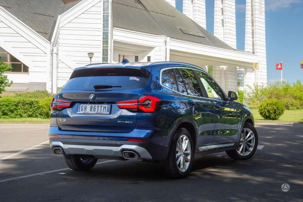 Zils BMW X3 2022 Elektrėnai, ar dzinēja tilpumu 2.00 L un nobraukumu 73 tūkst. km par 32400 €, foto 9 vietnē AUTOMOTO.COM.LV