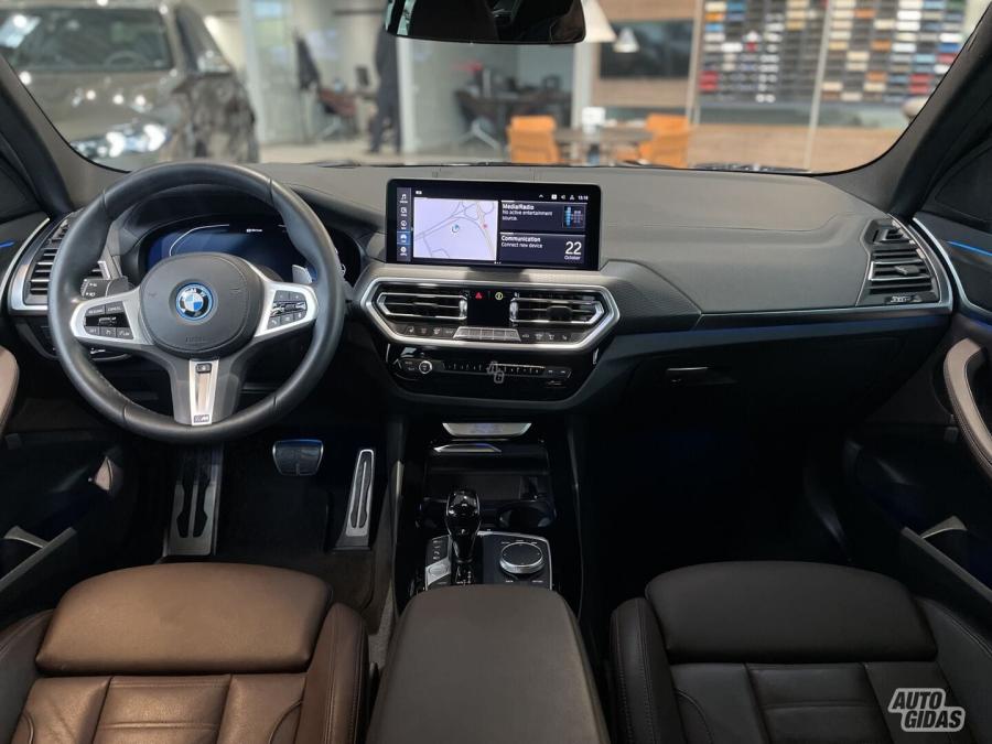 Blue BMW X3 2022 in Klaipeda, with an engine capacity of 2.00 L and mileage of 89 thousand km for 41881 €, photo 14 on AUTOMOTO.COM.LV