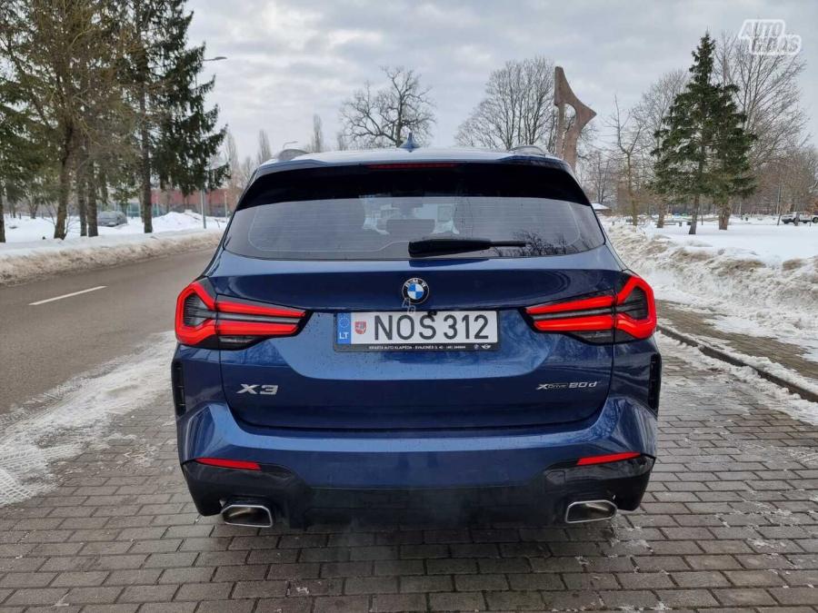Zils BMW X3 2023 Tauragė, ar dzinēja tilpumu 2.00 L un nobraukumu 238 tūkst. km par 29900 €, foto 9 vietnē AUTOMOTO.COM.LV