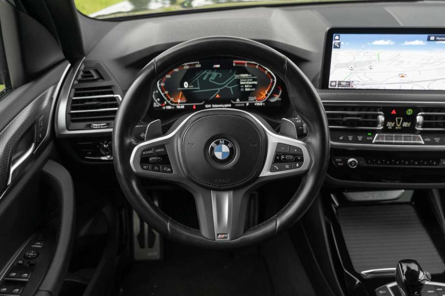 Blue BMW X3 2023 in Vilnius, with an engine capacity of 3.00 L and mileage of 175 thousand km for 30900 €, photo 16 on AUTOMOTO.COM.LV