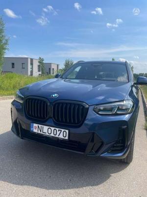 Blue BMW X3 2023 in Vilnius, with an engine capacity of 2.99 L and mileage of 37 thousand km for 48500 €, photo 3 on AUTOMOTO.COM.LV