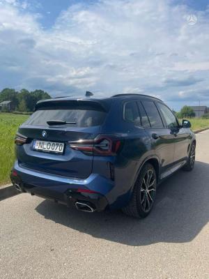 Blue BMW X3 2023 in Vilnius, with an engine capacity of 2.99 L and mileage of 37 thousand km for 48500 €, photo 5 on AUTOMOTO.COM.LV