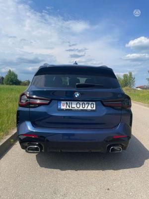 Blue BMW X3 2023 in Vilnius, with an engine capacity of 2.99 L and mileage of 37 thousand km for 48500 €, photo 6 on AUTOMOTO.COM.LV