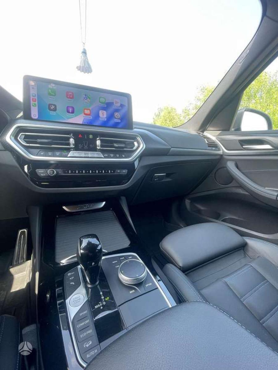 Blue BMW X3 2023 in Vilnius, with an engine capacity of 2.99 L and mileage of 37 thousand km for 48500 €, photo 14 on AUTOMOTO.COM.LV