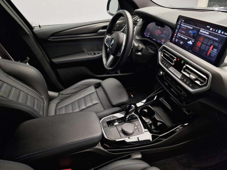 Blue BMW X3 2023 in Vilnius, with an engine capacity of 2.99 L and mileage of 37 thousand km for 48500 €, photo 17 on AUTOMOTO.COM.LV
