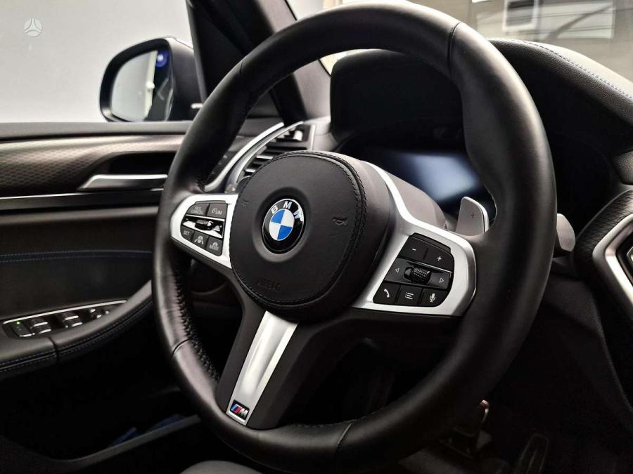 Blue BMW X3 2023 in Vilnius, with an engine capacity of 2.99 L and mileage of 37 thousand km for 48500 €, photo 18 on AUTOMOTO.COM.LV