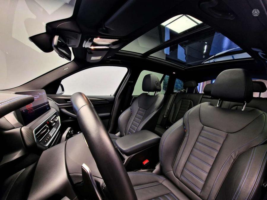 Blue BMW X3 2023 in Vilnius, with an engine capacity of 2.99 L and mileage of 37 thousand km for 48500 €, photo 19 on AUTOMOTO.COM.LV