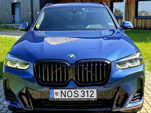 Blue BMW X3 2023 in Taurage, with an engine capacity of 2.00 L and mileage of 243 thousand km for 28900 €, photo 1 on AUTOMOTO.COM.LV