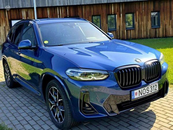 Blue BMW X3 2023 in Taurage, with an engine capacity of 2.00 L and mileage of 243 thousand km for 28900 €, photo 3 on AUTOMOTO.COM.LV