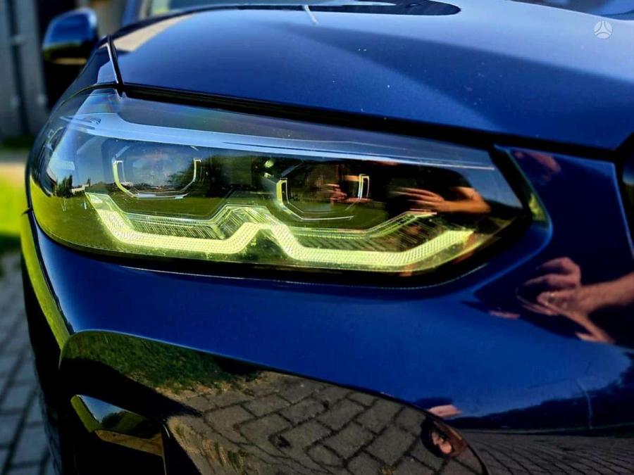 Blue BMW X3 2023 in Taurage, with an engine capacity of 2.00 L and mileage of 243 thousand km for 28900 €, photo 13 on AUTOMOTO.COM.LV