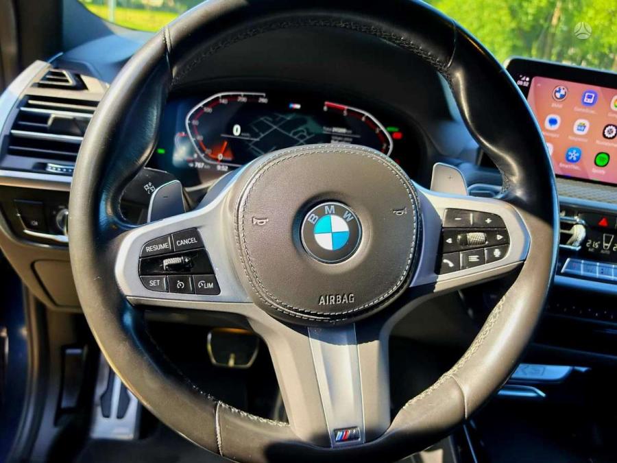 Blue BMW X3 2023 in Taurage, with an engine capacity of 2.00 L and mileage of 243 thousand km for 28900 €, photo 21 on AUTOMOTO.COM.LV