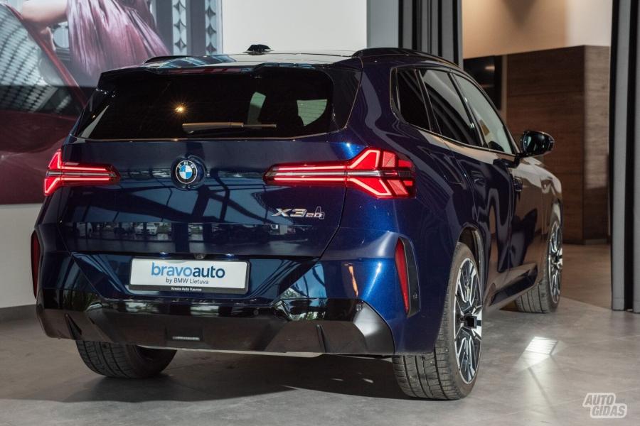 Blue BMW X3 2025 in Kaunas, with an engine capacity of 2.00 L and mileage of 12 thousand km for 59741 €, photo 9 on AUTOMOTO.COM.LV