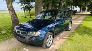 Zils BMW X3 2004 Bauska, ar dzinēja tilpumu 3.00 L un nobraukumu 345 tūkst. km par 2300 €, foto  vietnē AUTOMOTO.COM.LV