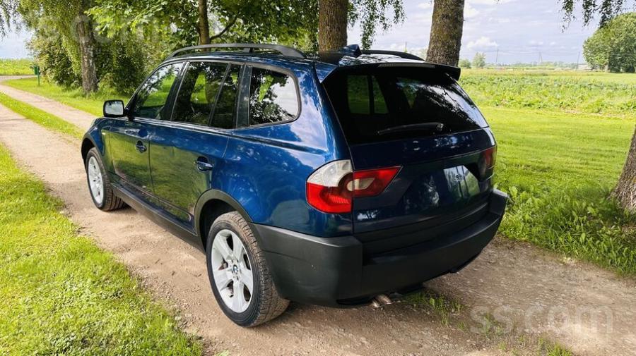 Zils BMW X3 2004 Bauska, ar dzinēja tilpumu 3.00 L un nobraukumu 345 tūkst. km par 2300 €, foto 5 vietnē AUTOMOTO.COM.LV